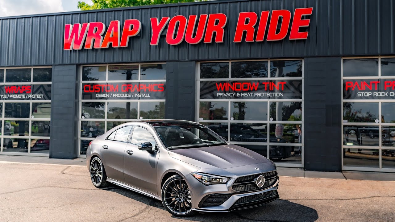 Wrap or Paint?! Mercedes CLA 35! - YouTube