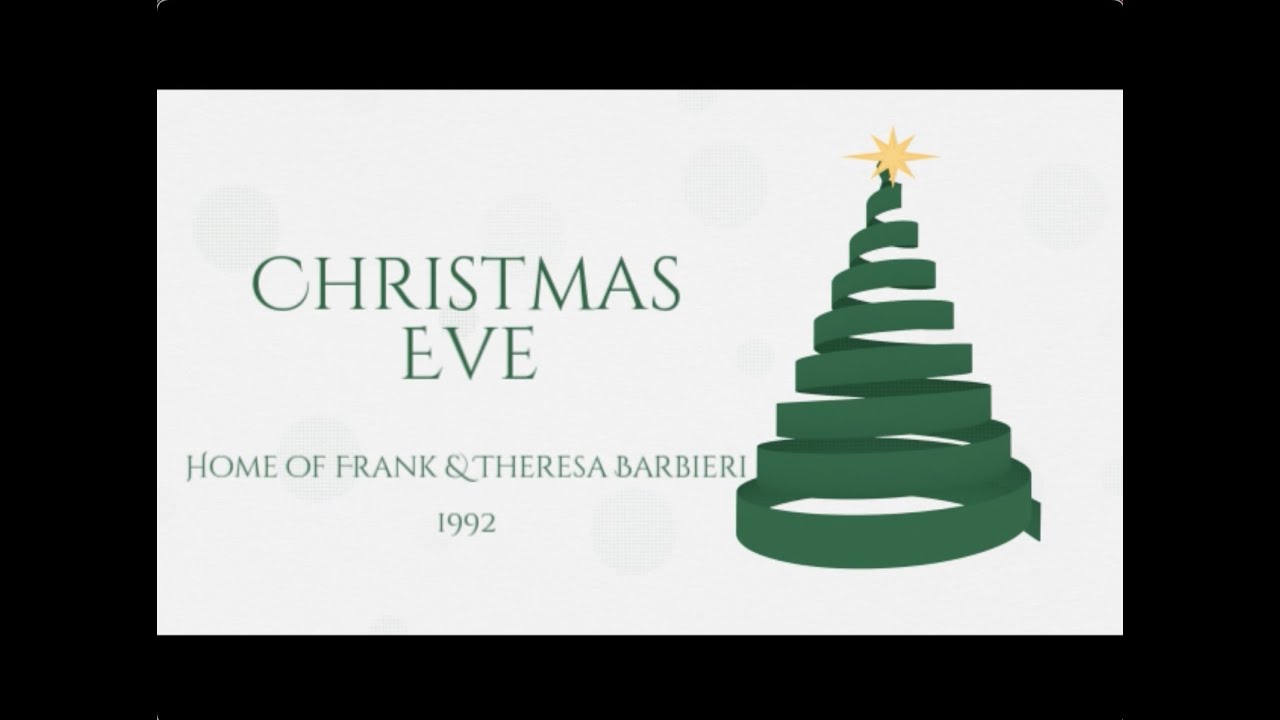 1992 - Christmas Eve, Home of Frank & Theresa Barbieri FAB03031950 ...