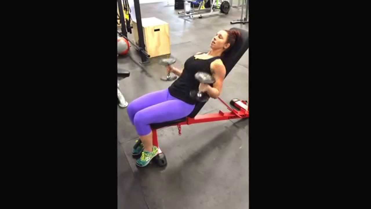 Incline DB Twist Curl - YouTube