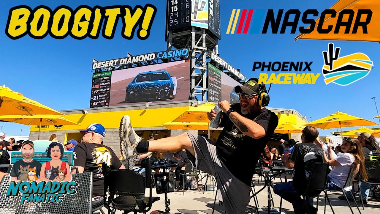 Nascar Infield Experience ~ Celebrating HEAVY At the Track!!! - YouTube