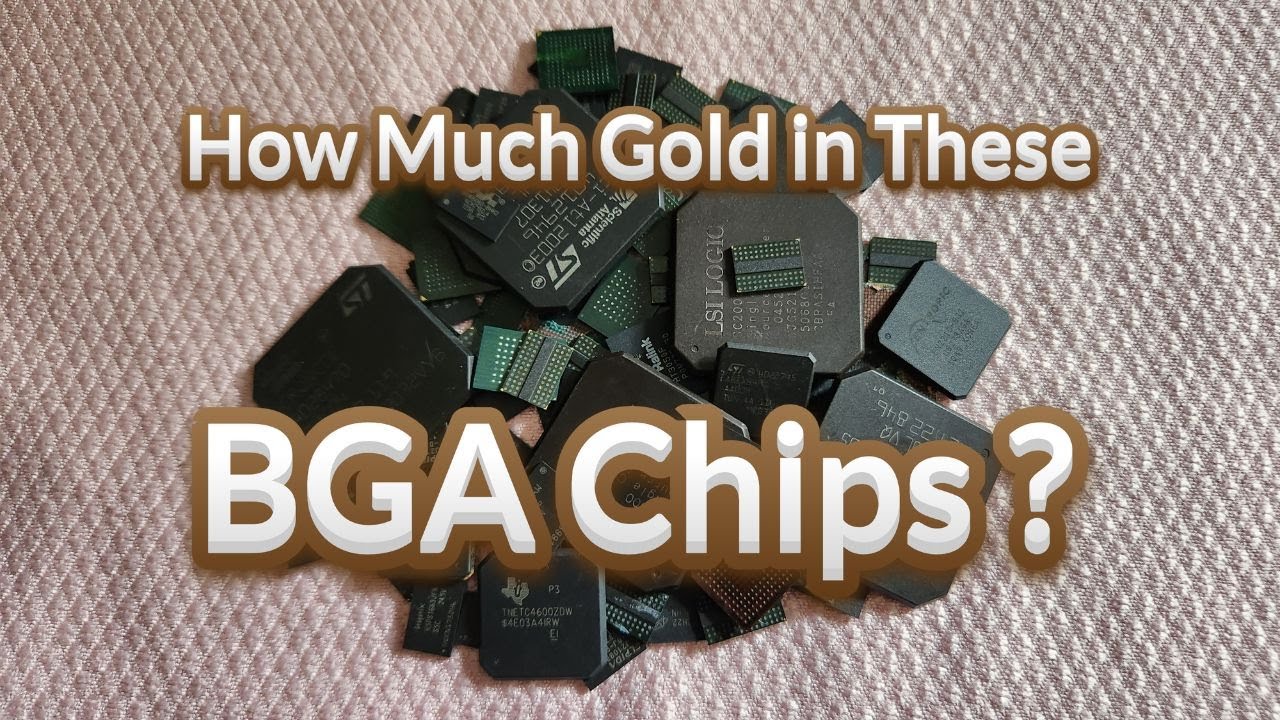 BGA (Ball Grid Array) Computer Chips | Gold Recovery & Refining - YouTube