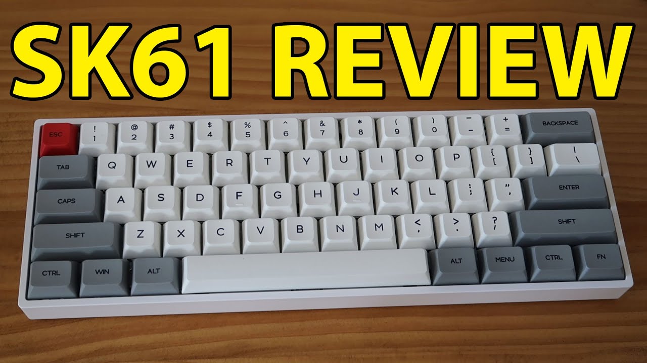Skyloong \ Geek SK61 Mechanical Gaming Keyboard Review | Banggood - YouTube