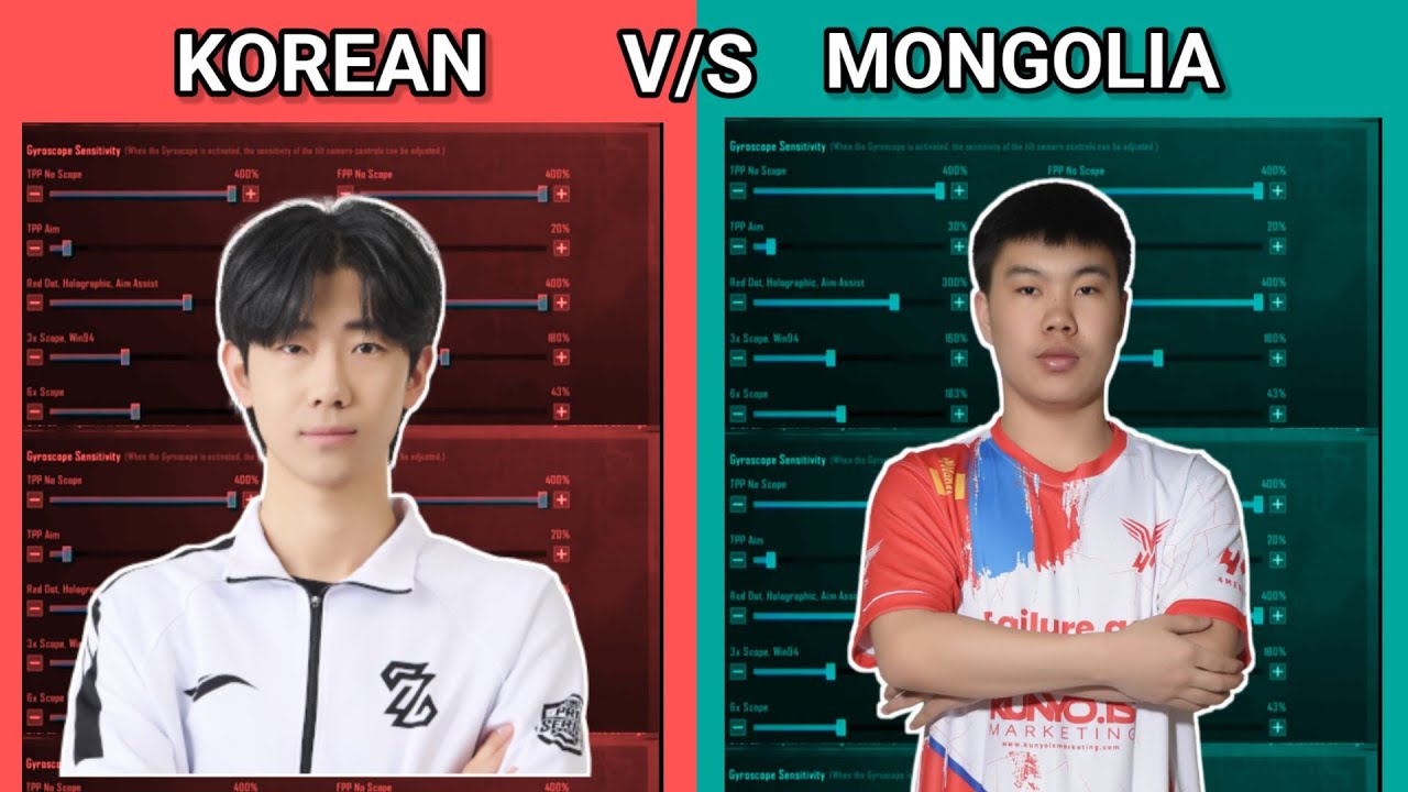 KOREAN 🇰🇷 PLAYER VS MONGOLIAN 🇲🇳 PLAYER 😱 | WHICH PLAYER IS BEST | PUBG ...
