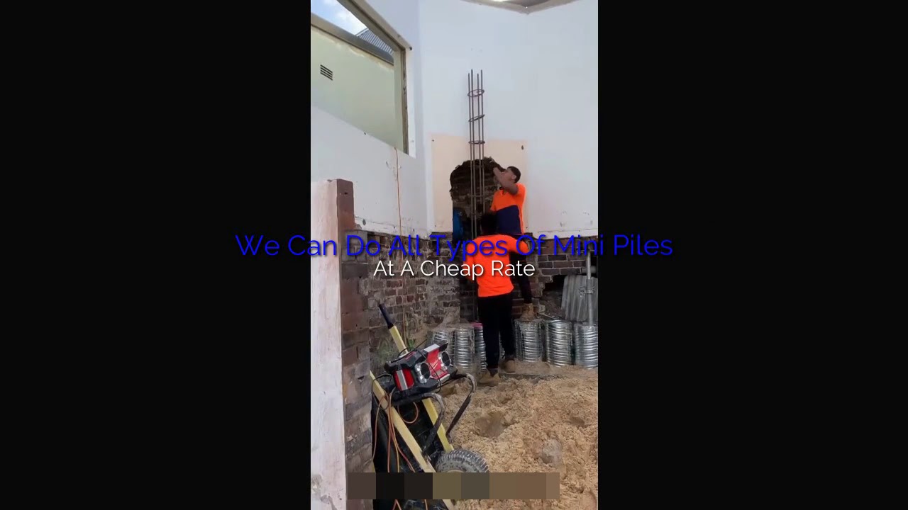 Best Hand Piling Contractors Sydney | Micro Piles - Peters Piles - YouTube