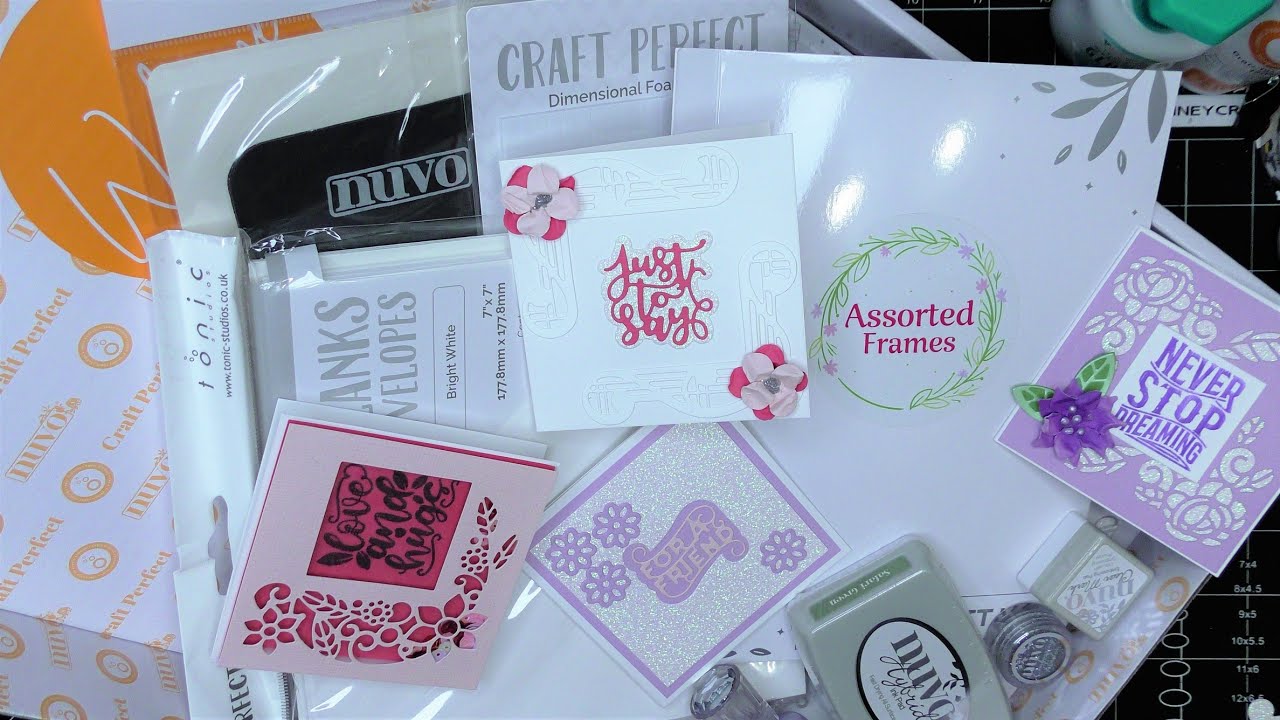 Tonic Studios Craft Kit #68: "Frames for Friends" Unboxing & Petite ...