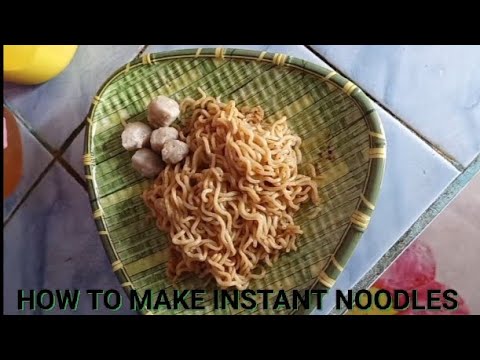 How to make Instant noodles - YouTube
