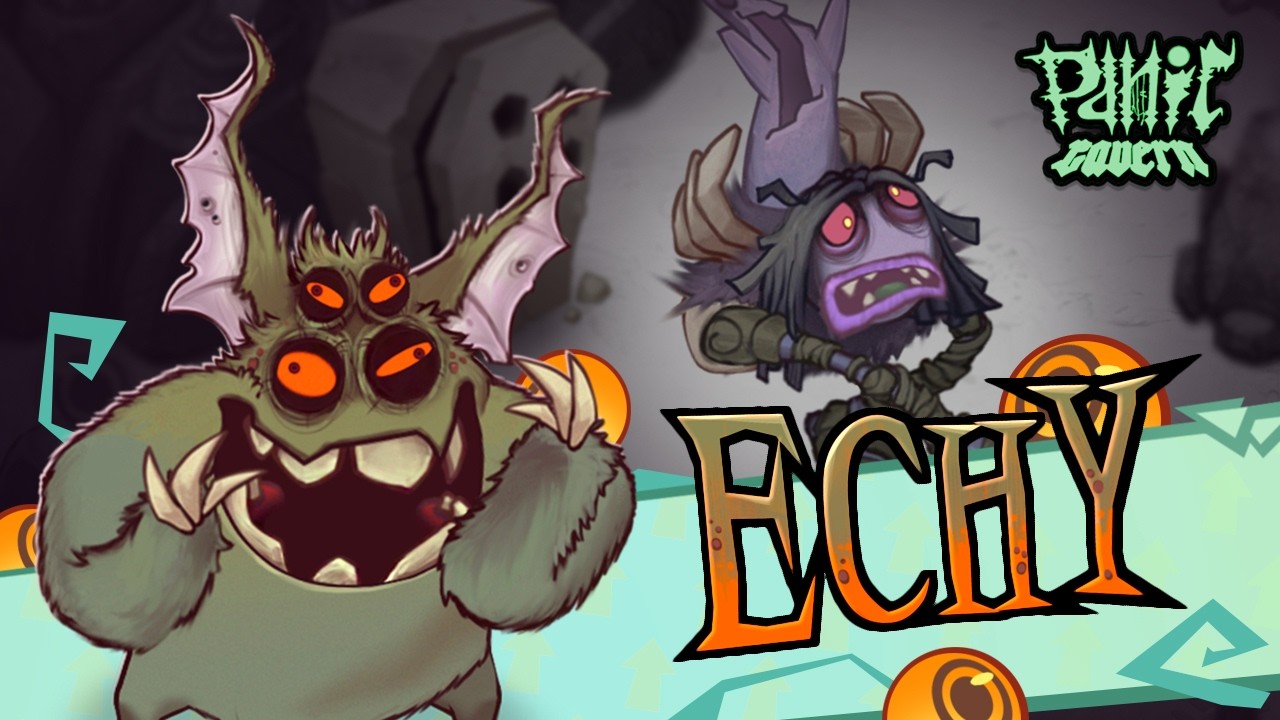 PANIC CAVERN NEW MONSTER! Echy (MSM FANMADE) #paniccavern - YouTube