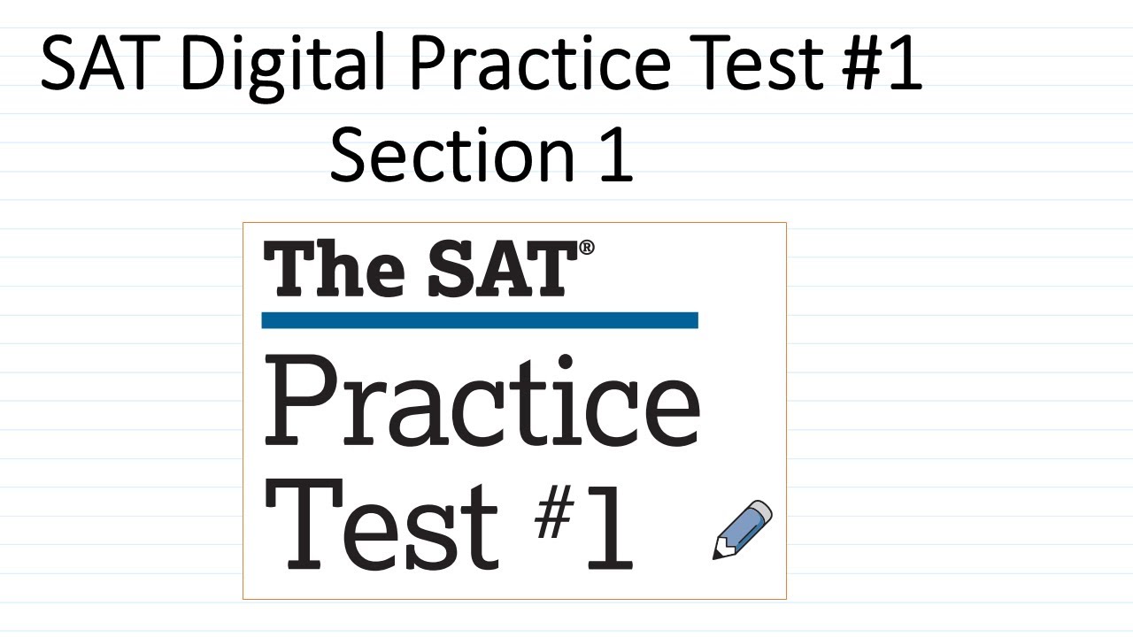Digital SAT Practice Test 1 Walkthrough Math Section 1 Easy