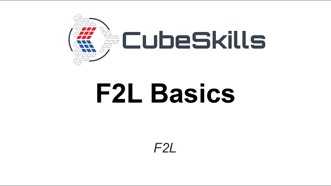 F2L - Basics - YouTube