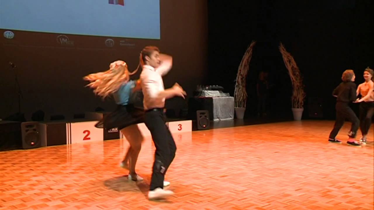 NOUSIAINEN Benjamin LAINE Anniina junior semi VM 2014 Molde - YouTube
