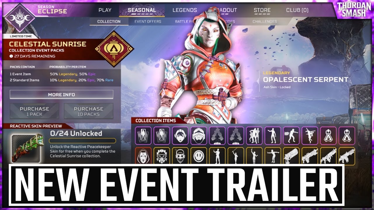 Apex Legends New Event Trailer "Celestial Sunrise" - YouTube