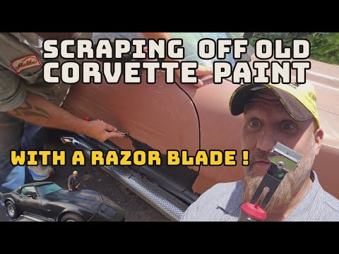 Shocking Corvette Paint Removal—Insane Razor Blade Method! - YouTube