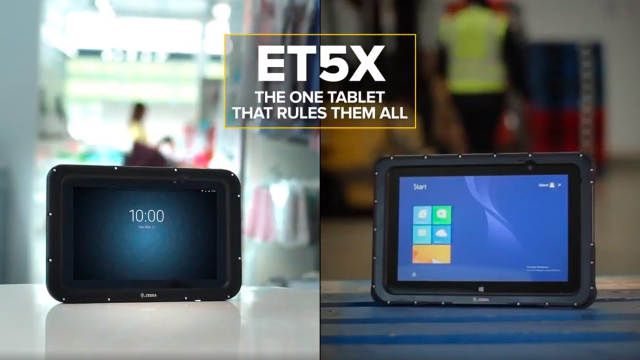 Zebra Technologies ET5x Series Tablets - YouTube