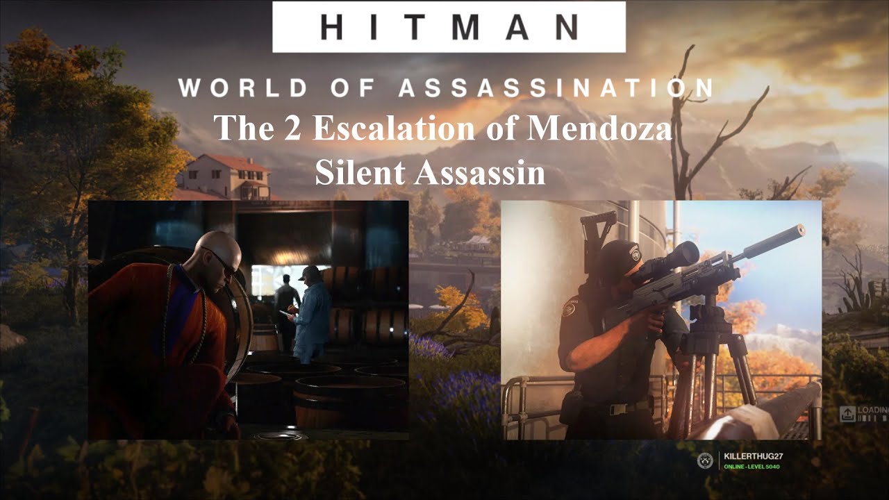 Hitman WOA: The 2 Escalation of Mendoza (Variation SA) - YouTube