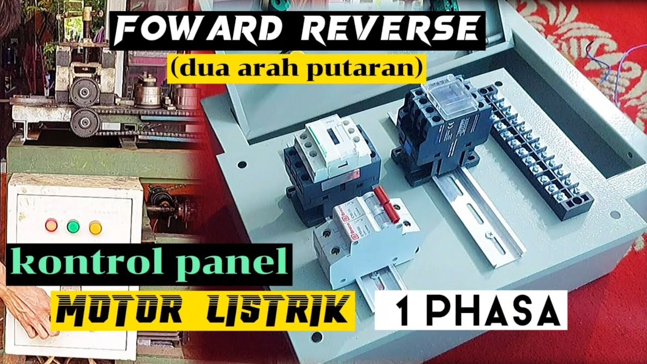 Cara mudah😎 buat rangkaian kontrol FOWARD REVERSE untuk motor listrik ...