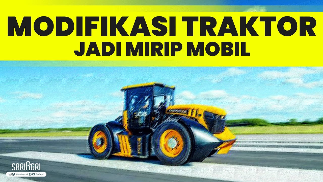 Keren! Modifikasi Traktor Jadi Mirip Mobil Ala Petani Bojonegoro - YouTube