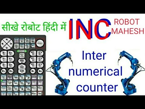 yaskawa robot Inter numerical counter mahesh # panasonic - YouTube