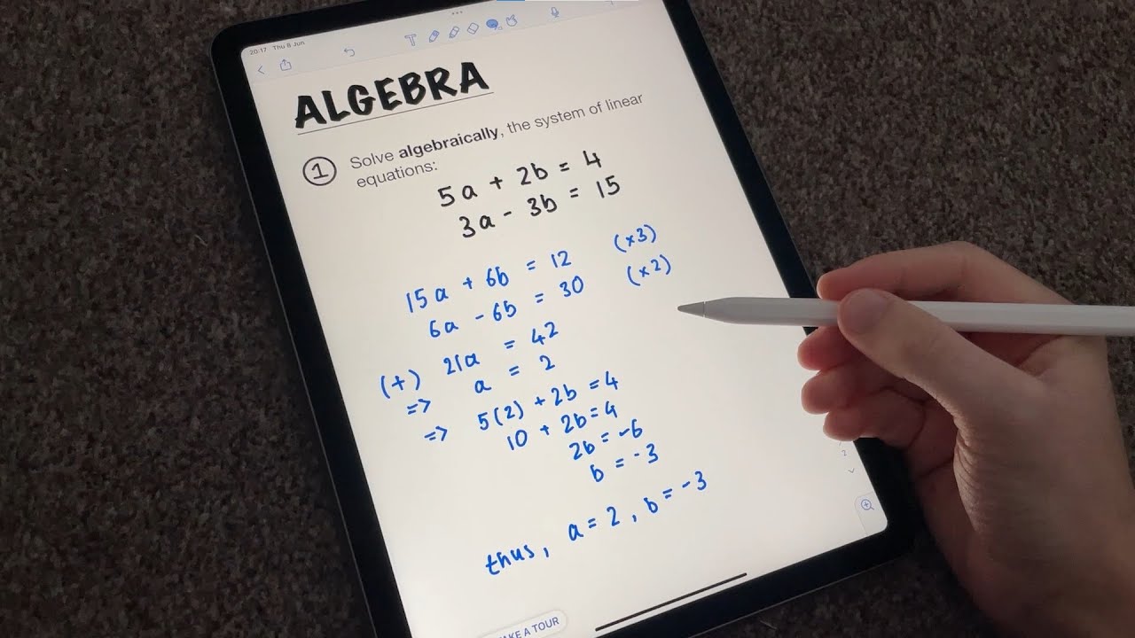 [ASMR] Solving Algebra Problems 📚 ASMR Maths - YouTube