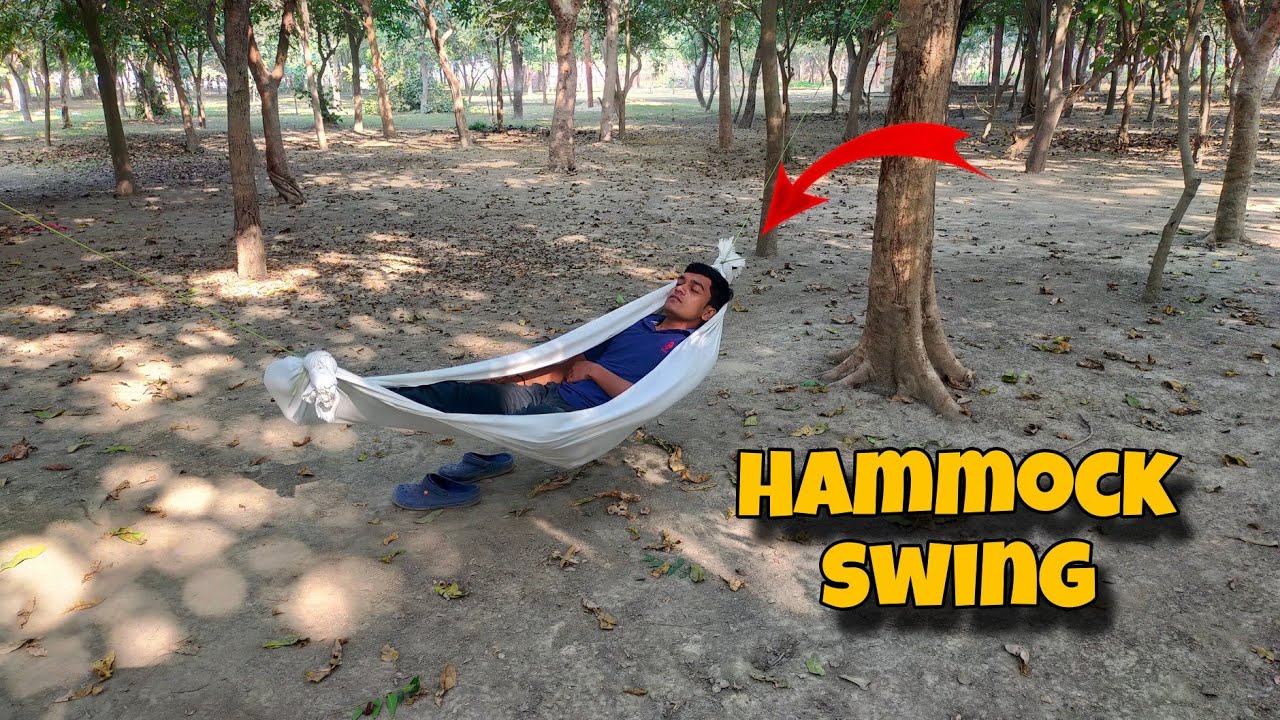 Hammock झूला बना दिया | Homemade Hammock - YouTube