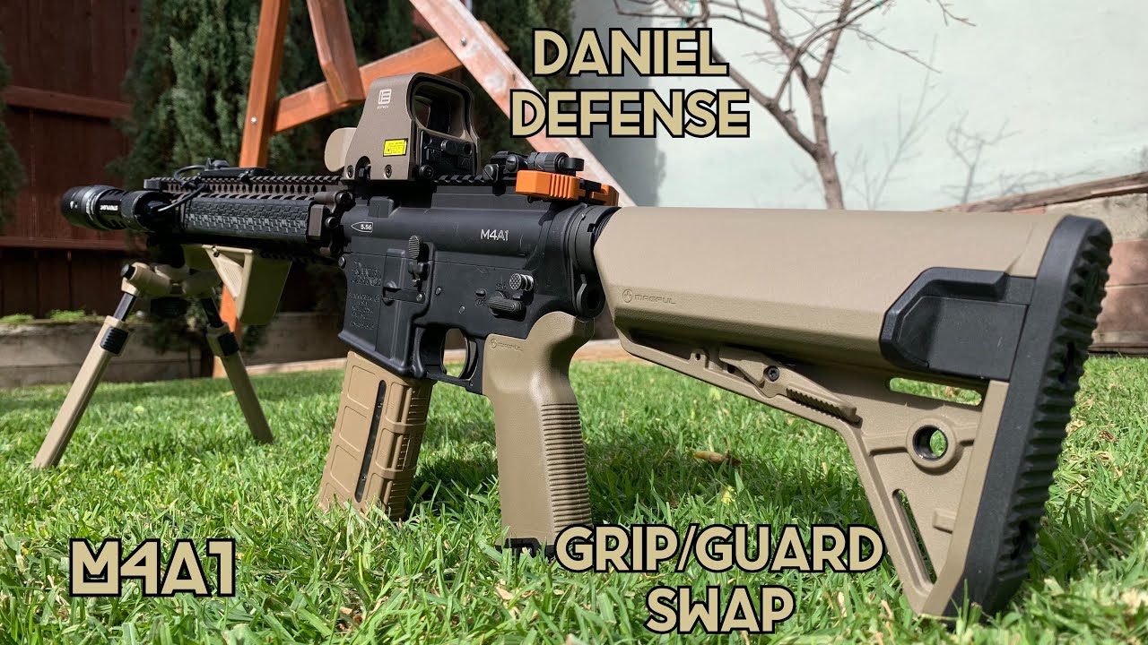 Daniel Defense Grip Swap - YouTube