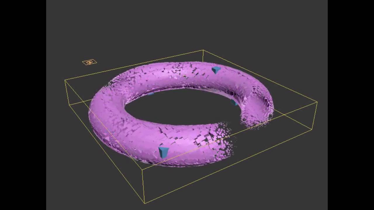 growth particle flow 3ds Max - YouTube