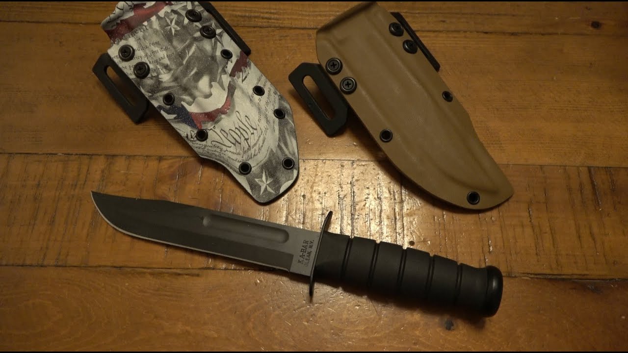 Custom Hydro Dipped Sheath For My Classic KaBar USMC Fixed Blade ...