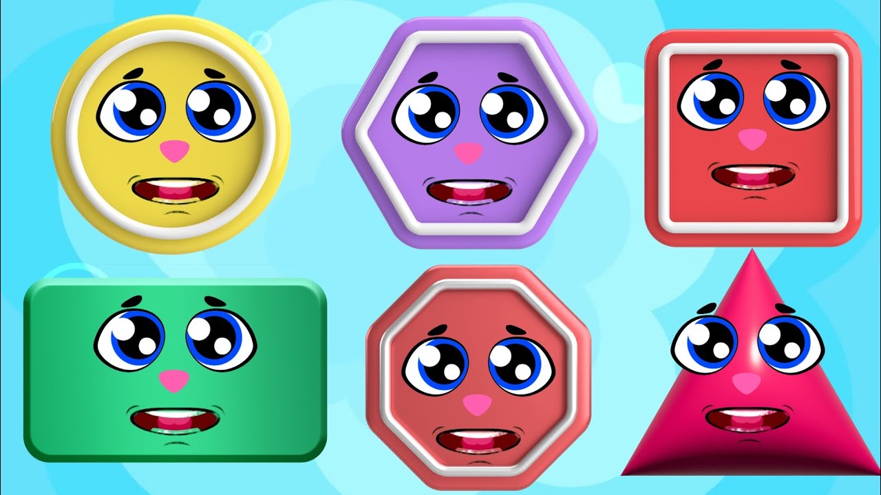 Shapes Shapes Everywhere| Dancing Shapes| Learning Shapes Name| Shapes ...