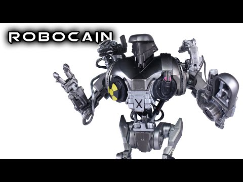 Hiya Toys ROBOCAIN Robocop 2 Cyborg Action Figure Review