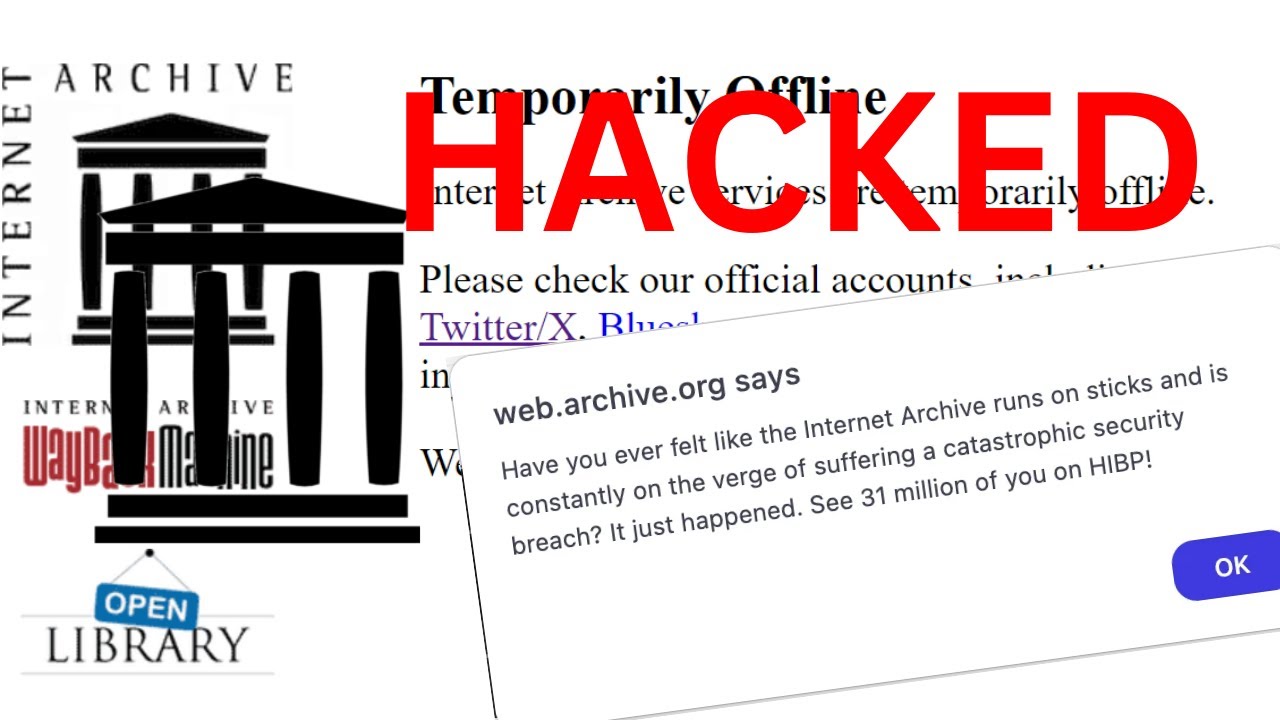 The Internet Archive DDoS attacks - A Retrospective - YouTube