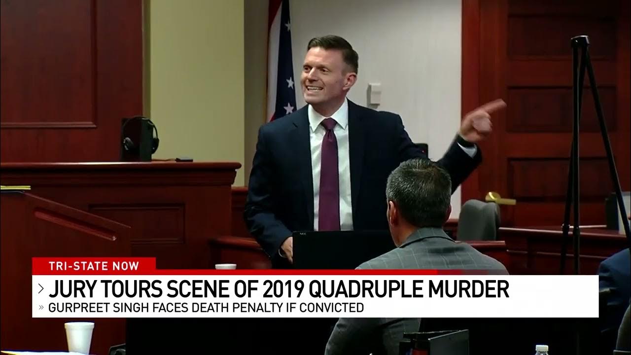 Jury Tours Scene Of 2019 Quadruple Murder In West Chester Youtube