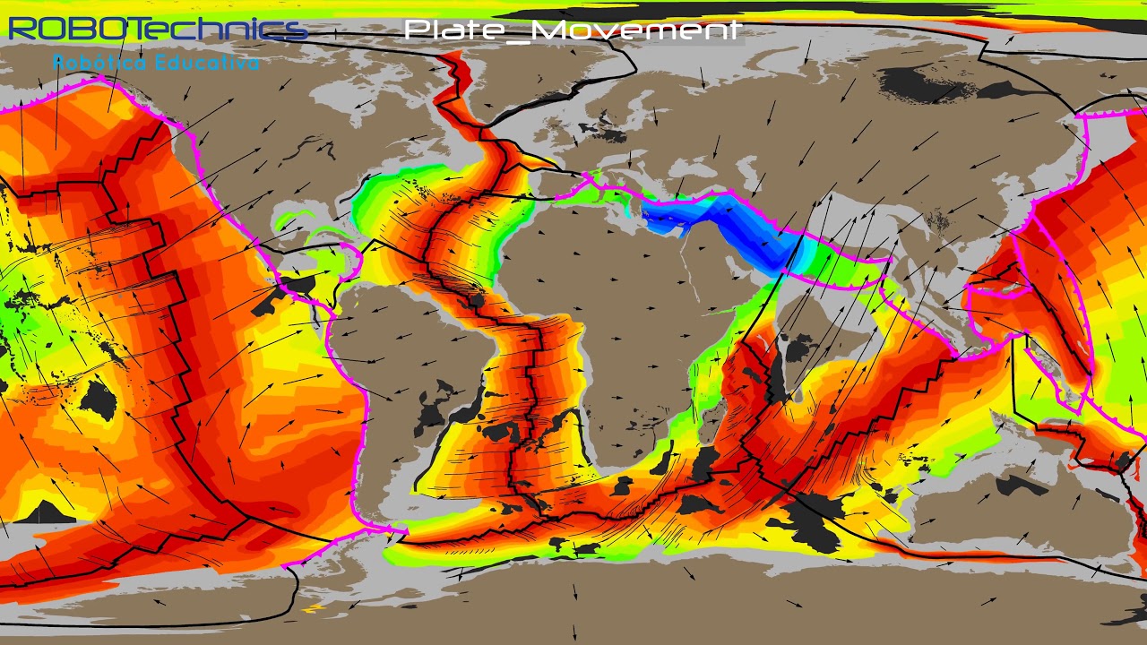 Plate Movement Simulation - YouTube