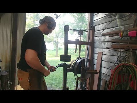 Forging With Power Hammer LIVE - YouTube