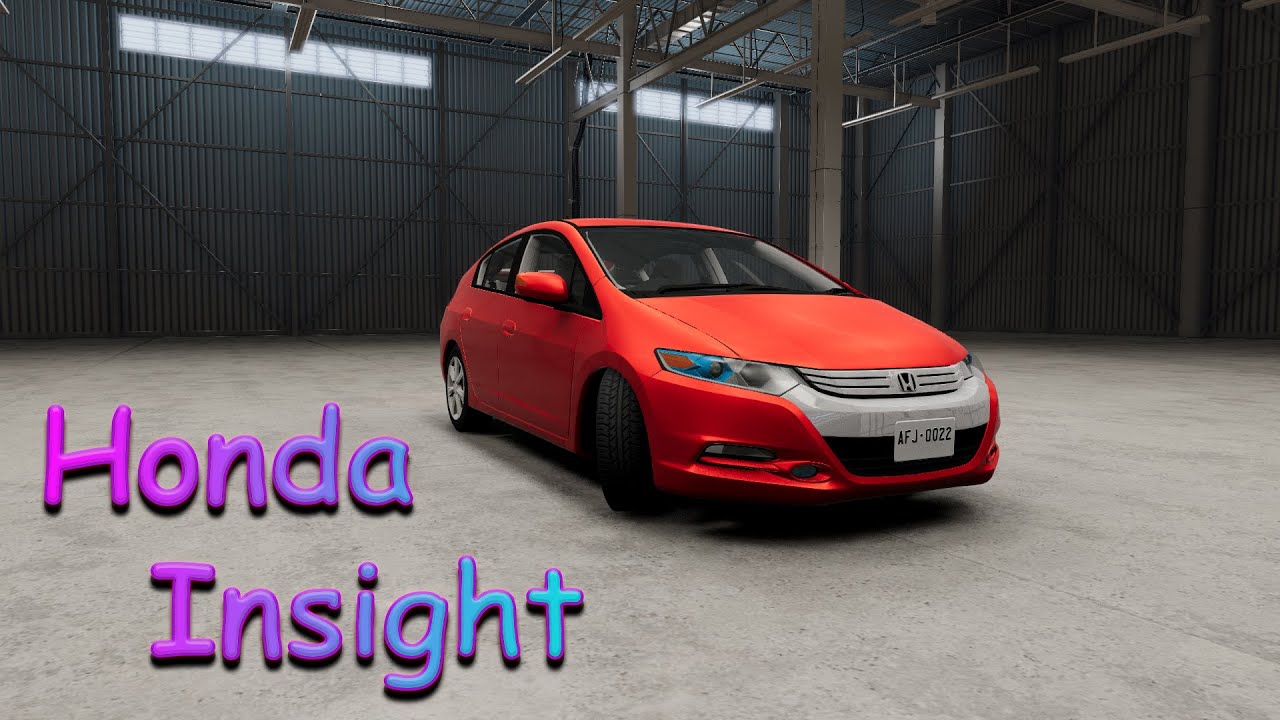 Honda Insight-BeamNG Drive(#1051) - YouTube