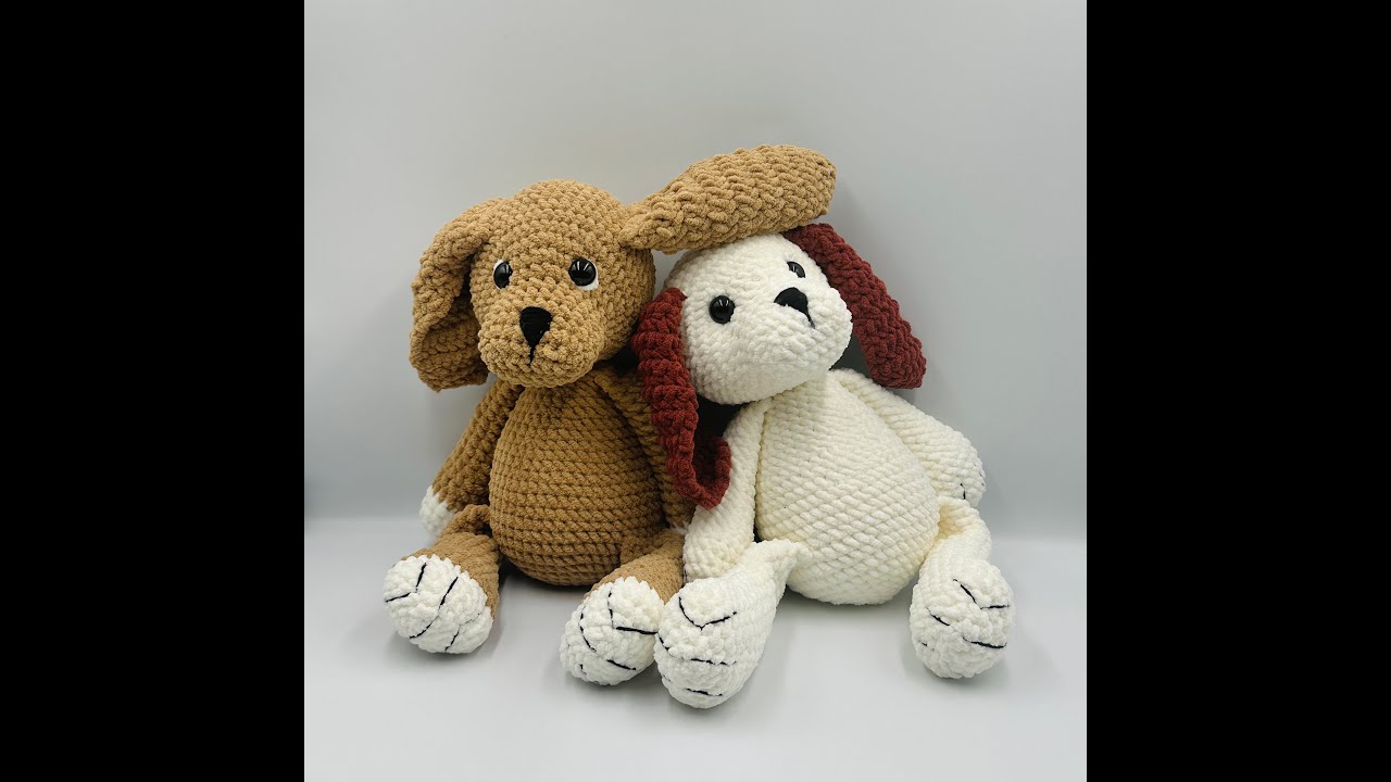 Crochet PATTERN dog, Amigurumi tutorial PDF in English, crochet puppy ...