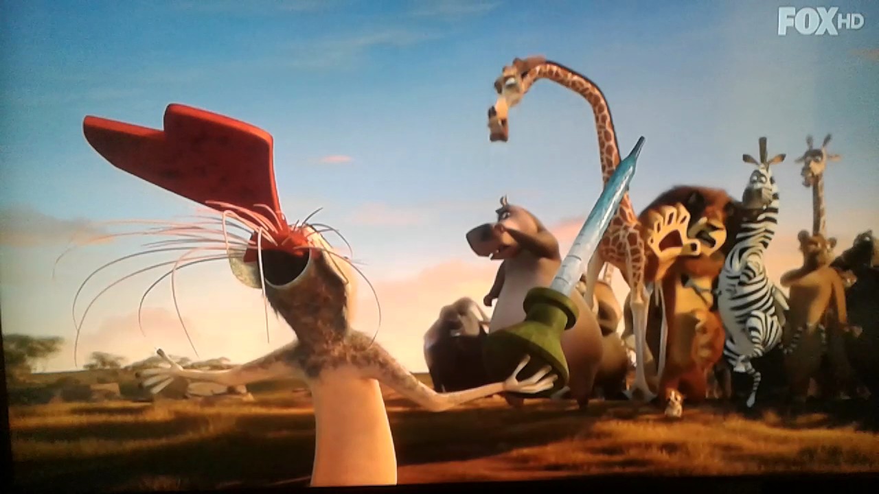 Madagascar en fox hd - YouTube