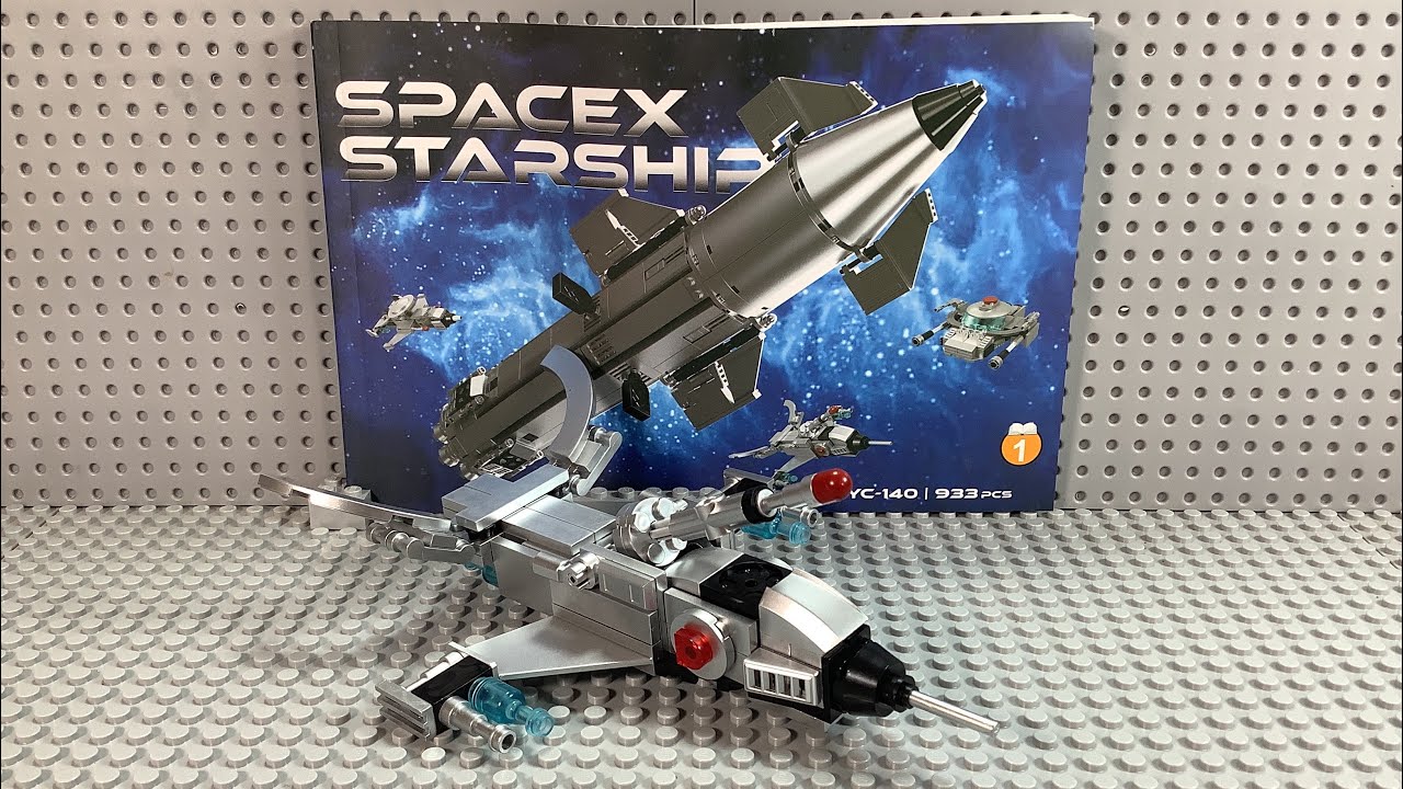 “Lego” Building blocks SpaceX Star Fleet Part 1 speedbuild - YouTube
