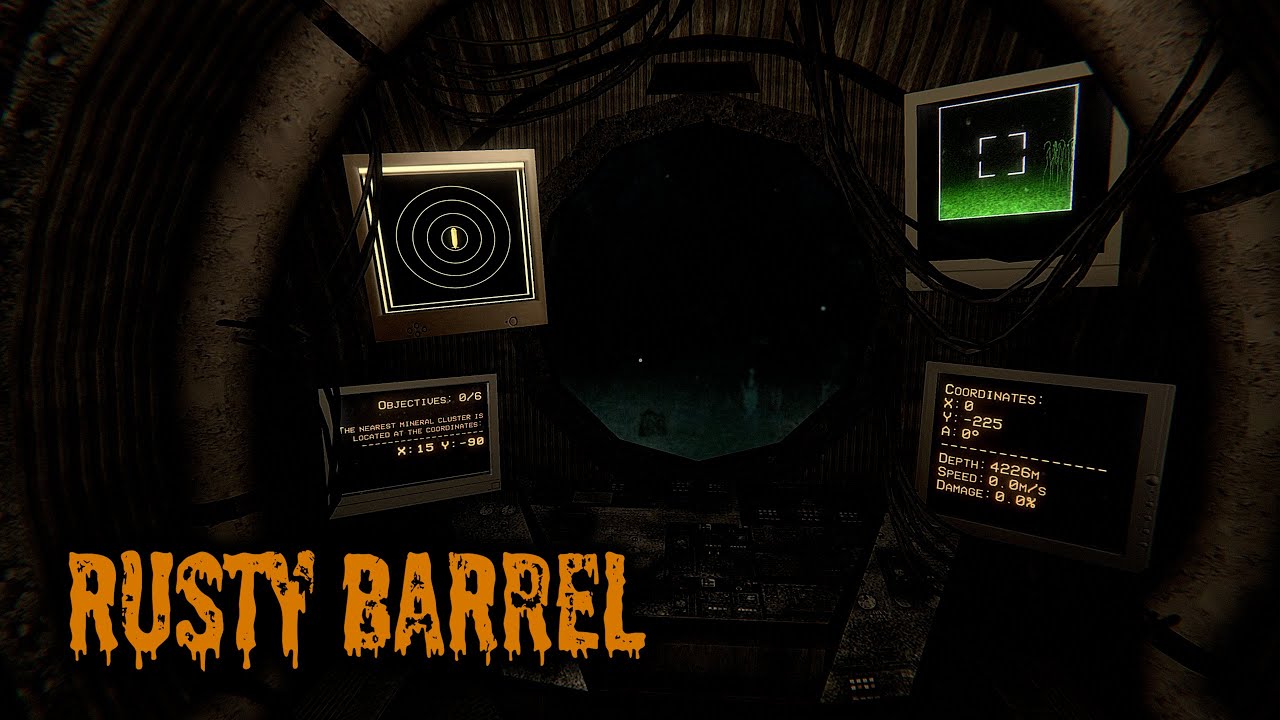 I'm Stuck In An Old Submarine Getting Minerals | Rusty Barrel Horror ...