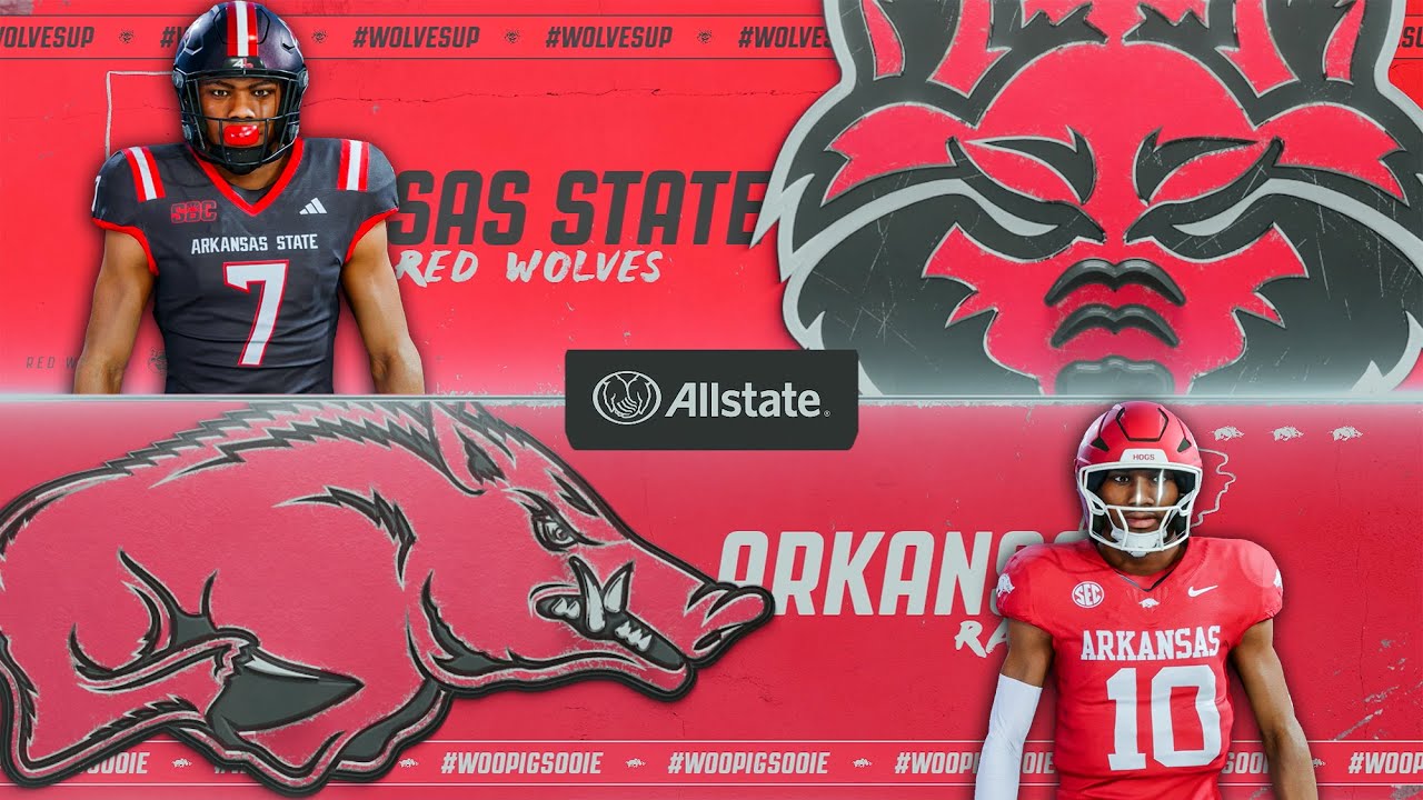 Arkansas State vs Arkansas Week 2 | College Football 26 Gameplay - YouTube