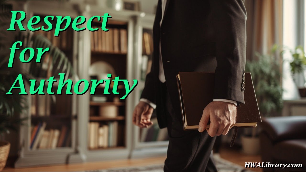 Respect for Authority - Herbert Armstrong - YouTube