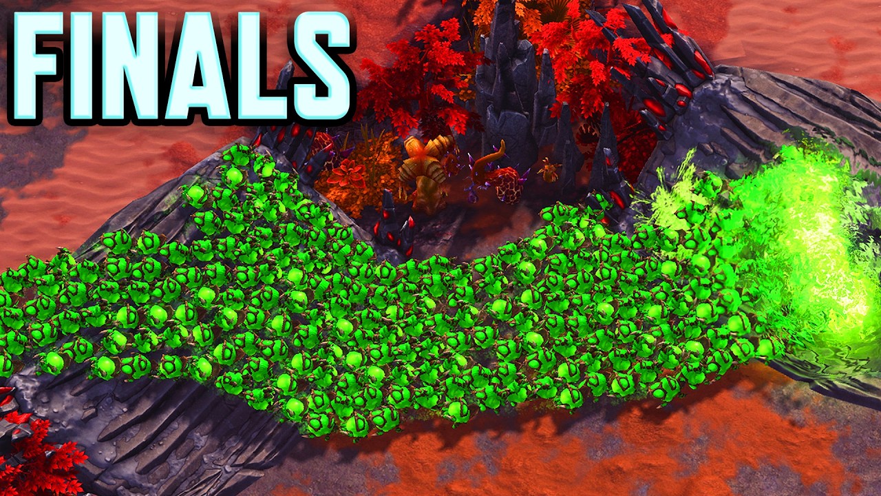 MASSIVE Baneling Attacks! StarCraft 2 - YouTube