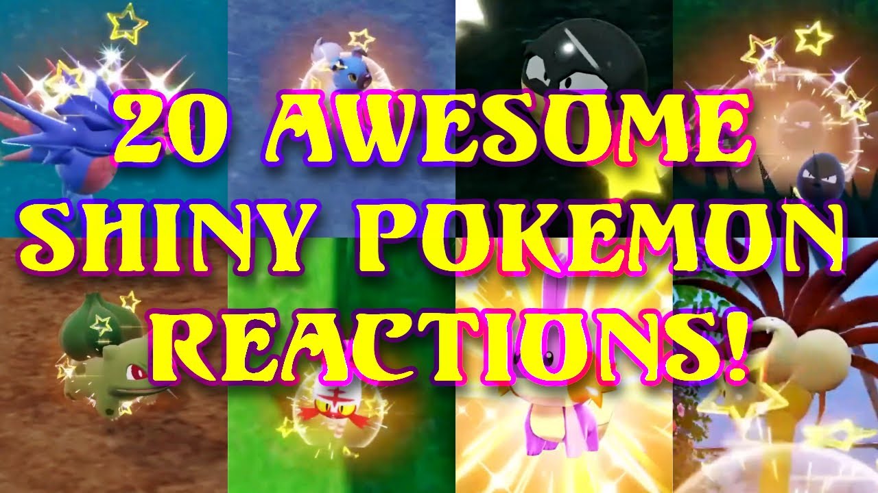 20 AWESOME SHINY REACTIONS! | Shiny Pokemon Reaction Montage! - YouTube