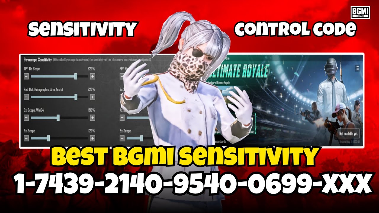 BGMI BEST SENSITIVITY SETTINGS🔥 | BGMI SENSITIVITY CODE TODAY | BGMI 3. ...