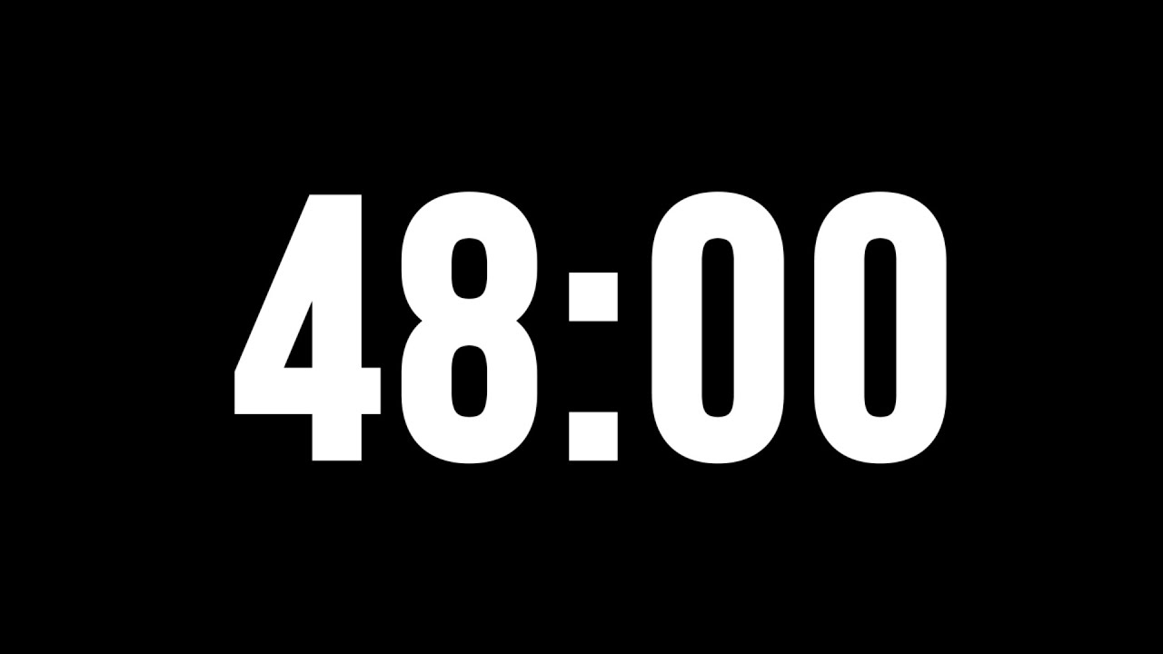 48 Minute Timer with Alarm (Countdown) - YouTube
