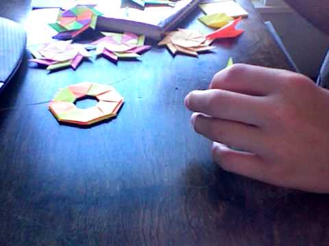 How To Make: Transforming Ninja Star From Sticky Notes! - YouTube