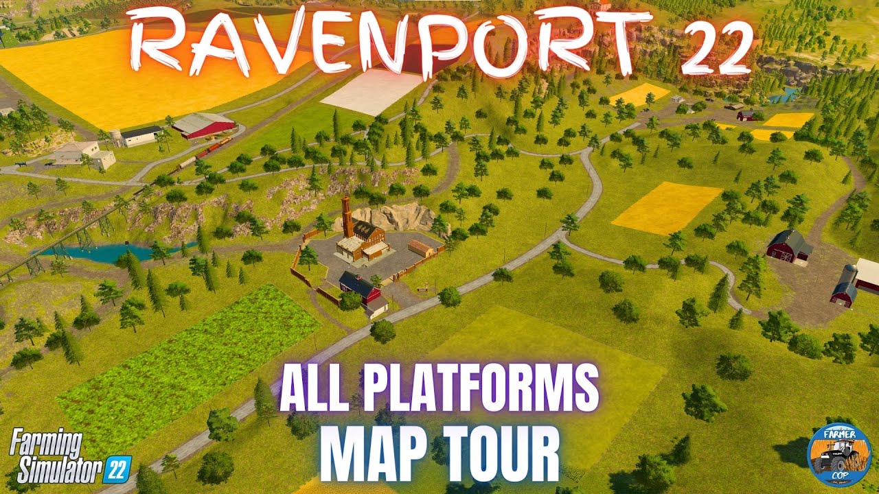 RAVENPORT 22 - Map Tour - Farming Simulator 22 - YouTube