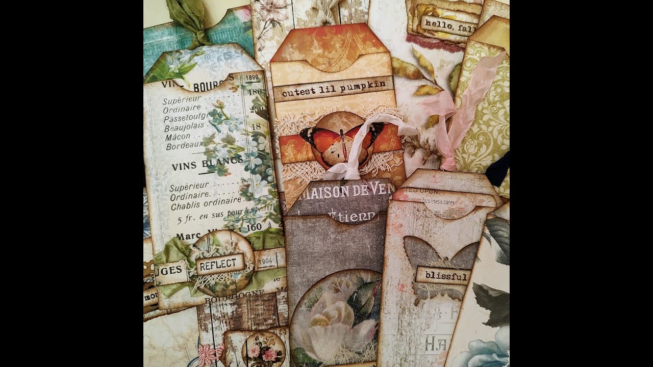 Masked Paperclip Tag Pockets - Inpired by Gi Kerr - YouTube