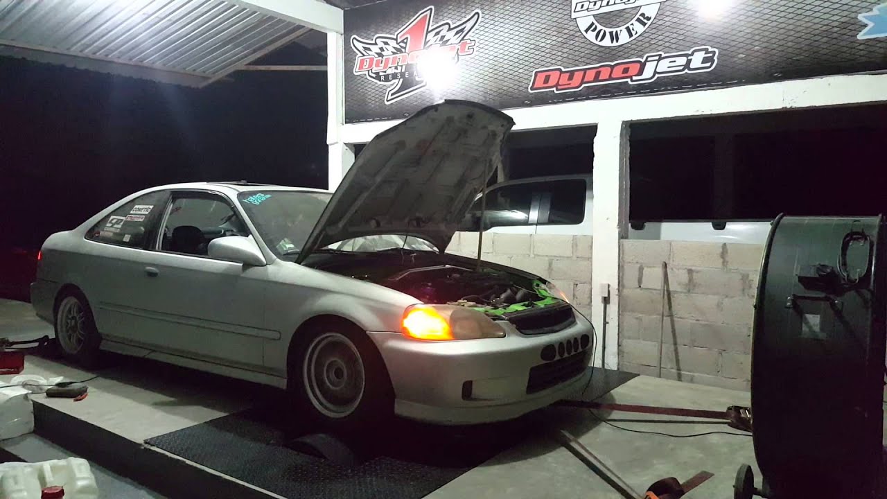 Em1 Turbo 445whp Dynojet Villahermosa - YouTube