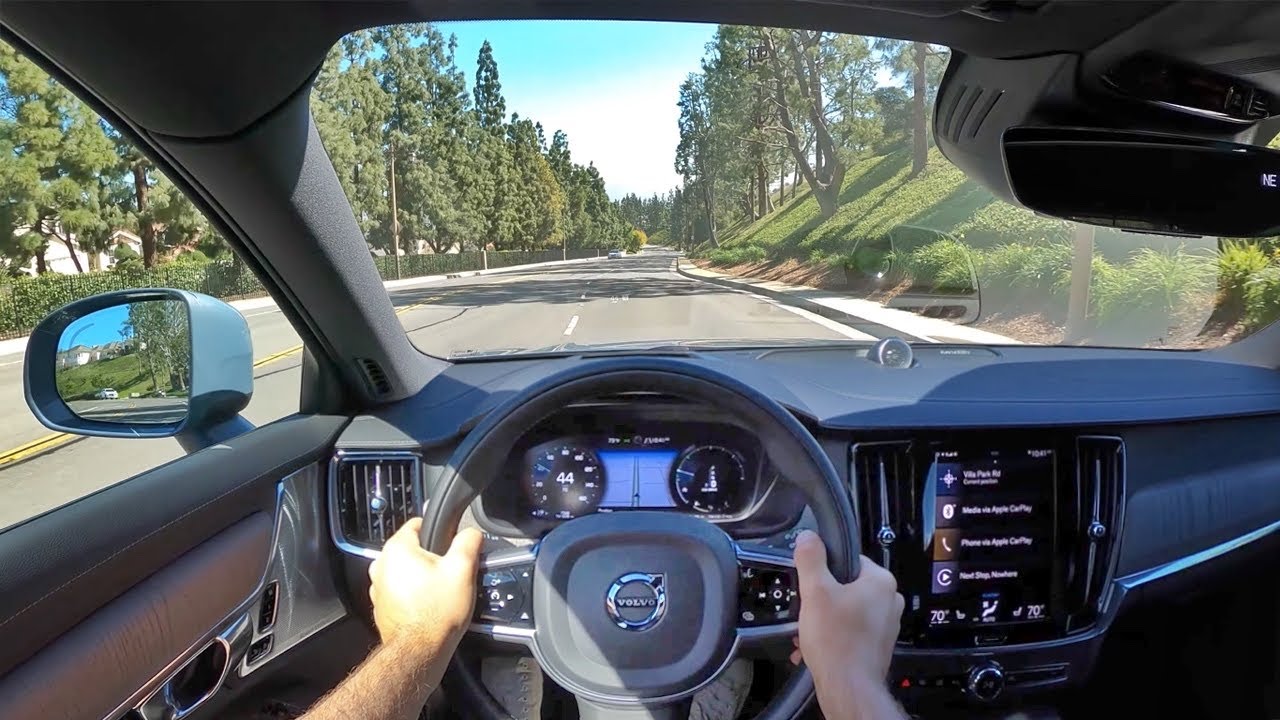 2021 Volvo V90 Cross Country T6 AWD POV Test Drive (3D Audio)(ASMR ...
