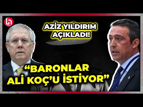 Ali Koç gündeme getirmişti: Aziz Yıldırım 'baron'a böyle yanıt verdi!
