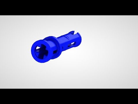 [T-FELX][LEGO] 2M FRIC. SNAP W/CROSS HOLE - YouTube